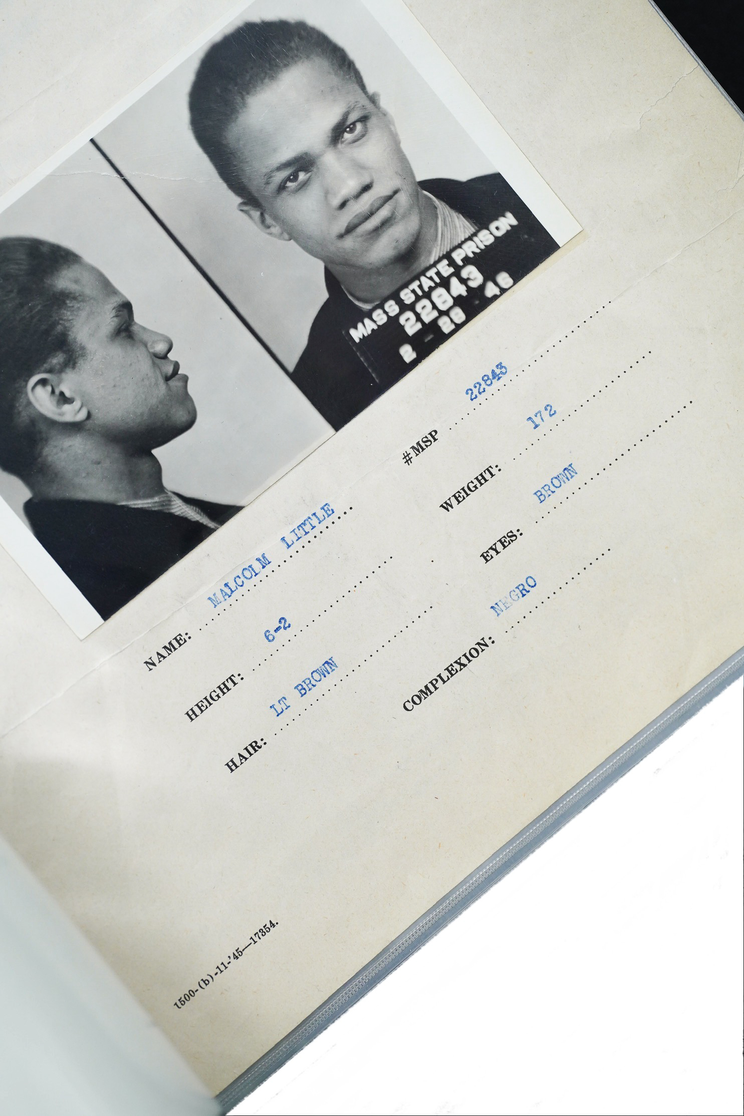 Malcolm X Original Prison Archive - Pawn Index